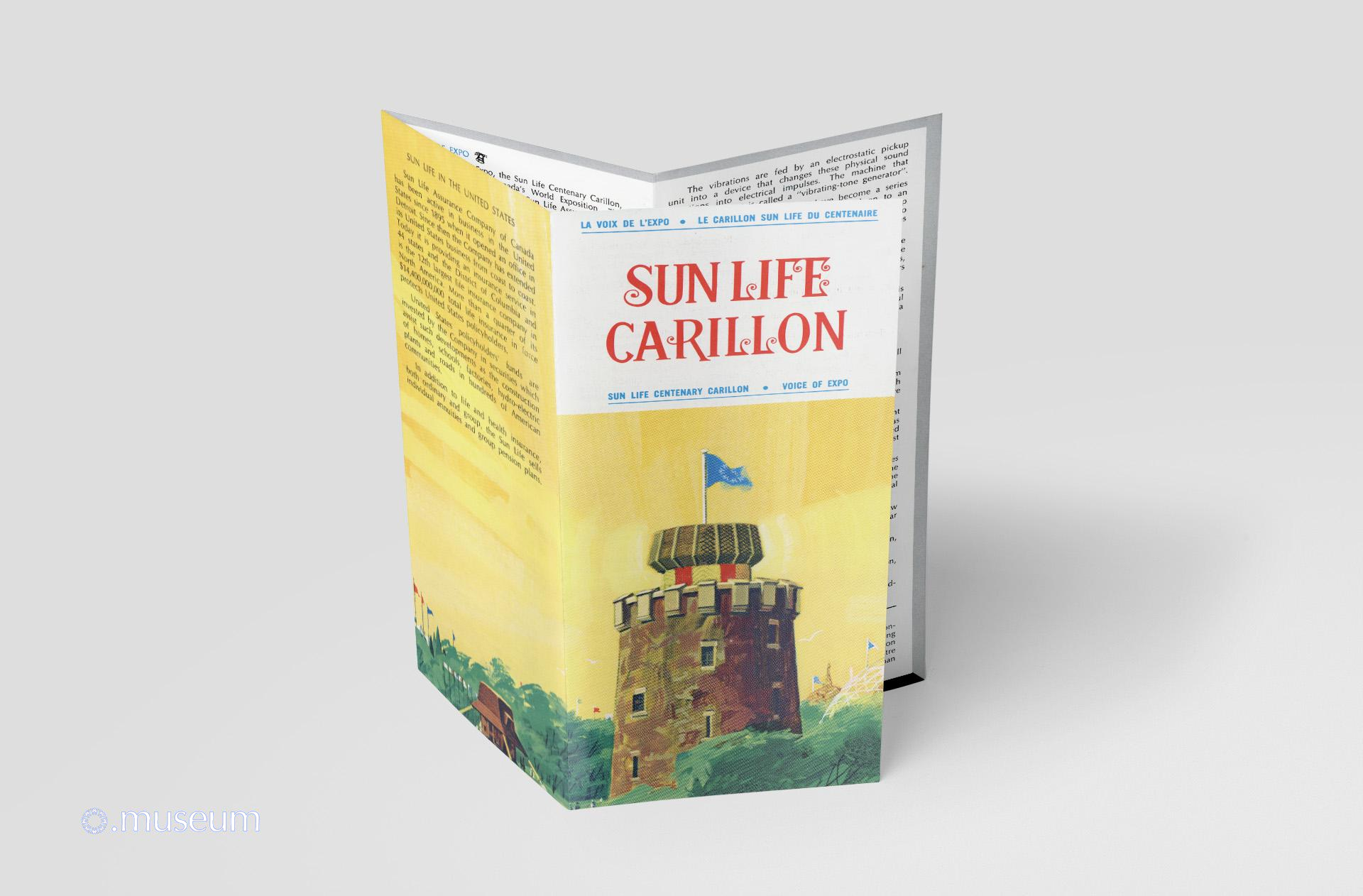 SUN LIFE CARILLON — Flyer “The Sun Life Centenary Carillon—Voice of ...